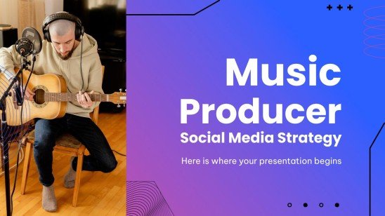 Music Producer Social Media Strategy Presentation