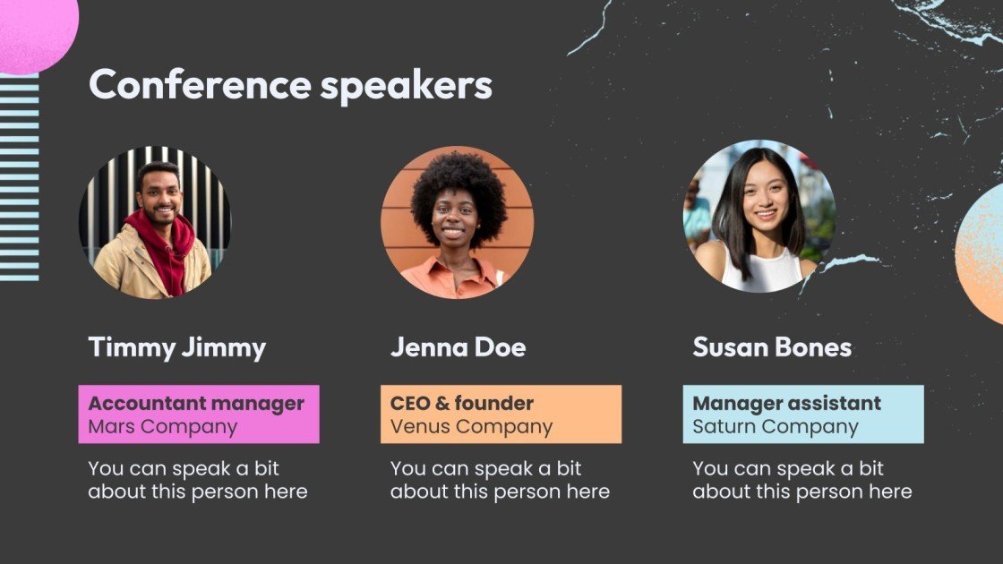 Creative Conference Style Presentation Presentation