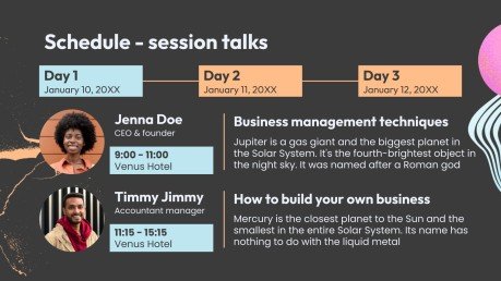 Creative Conference Style Presentation Presentation