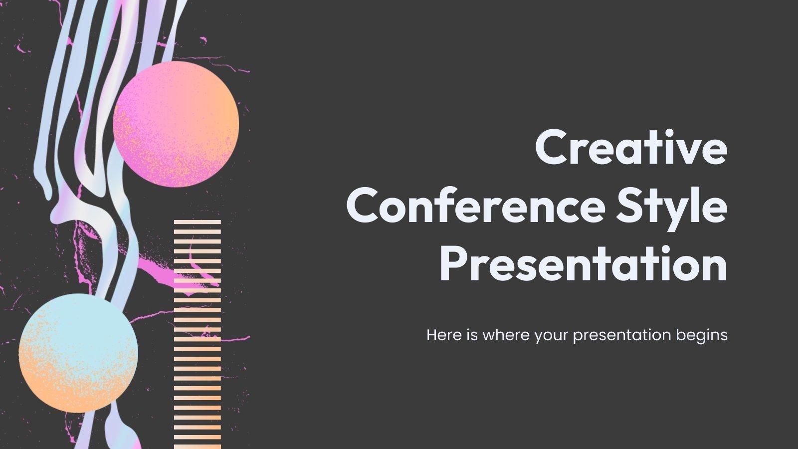 Modèles gratuits de Google Slides et PPT sur les conférences