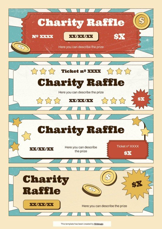 Printable Charity Raffle Presentation
