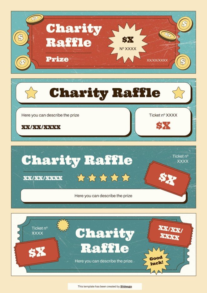Printable Charity Raffle Presentation