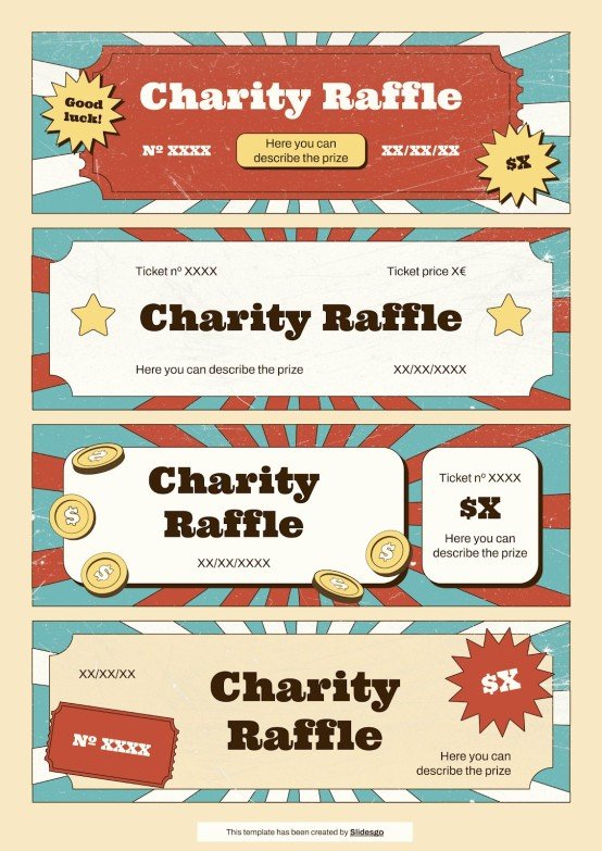 Printable Charity Raffle Presentation