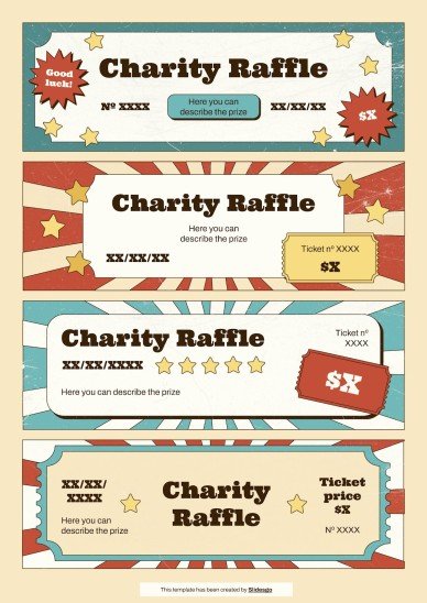 Printable Charity Raffle Presentation