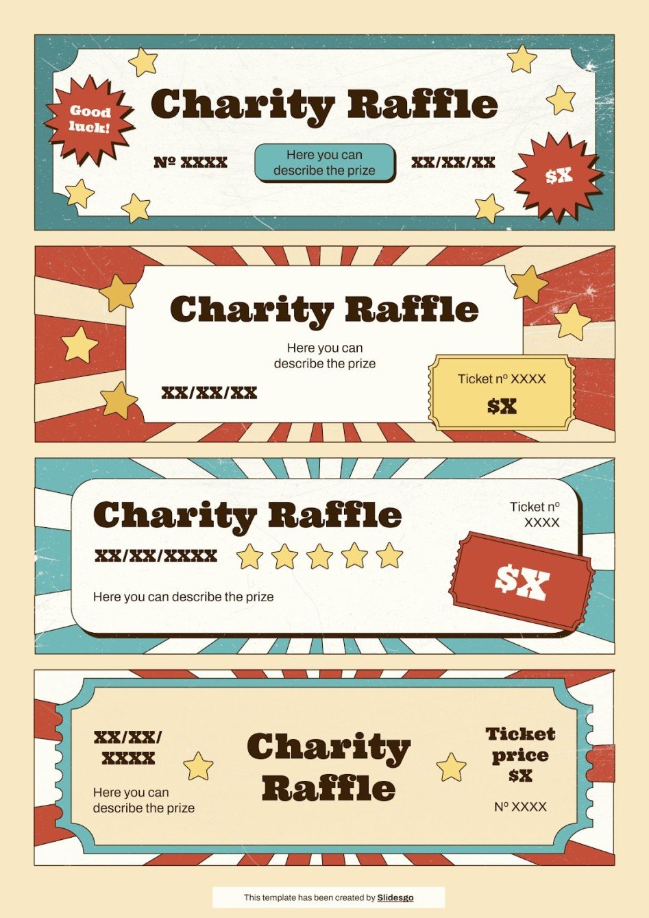 Printable Charity Raffle Presentation