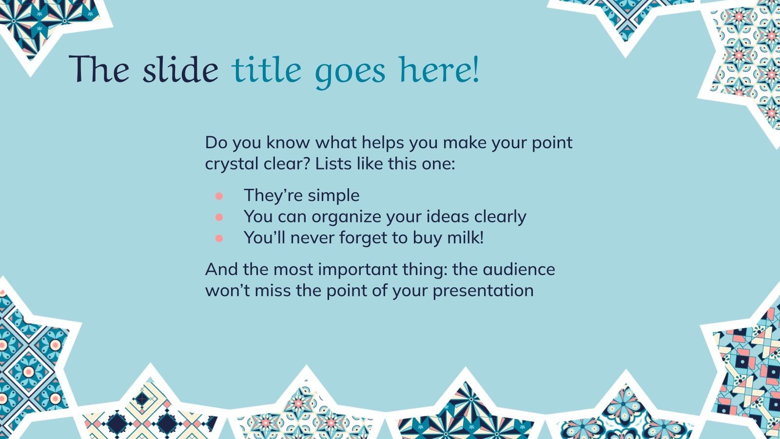 Arabic Style Tiles Backgrounds Presentation