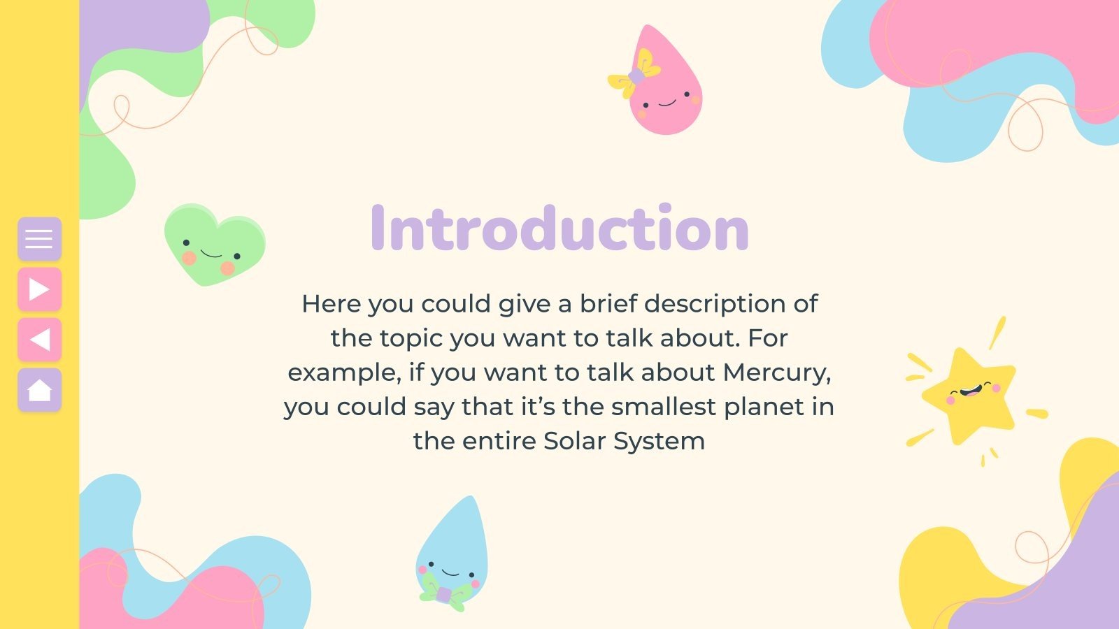 Cute Characters Lesson for Pre-K Presentation