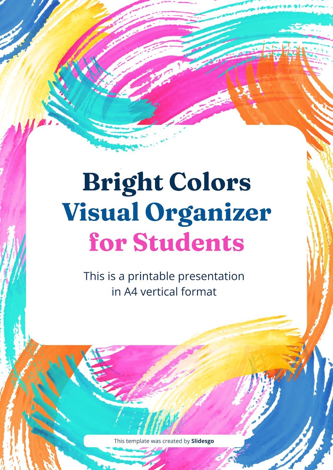 Bright Colors Visual Organizer for Students Presentation