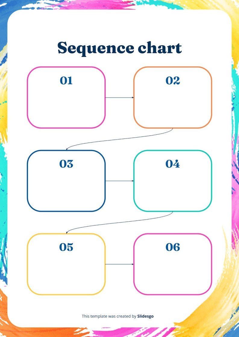 Bright Colors Visual Organizer for Students Presentation