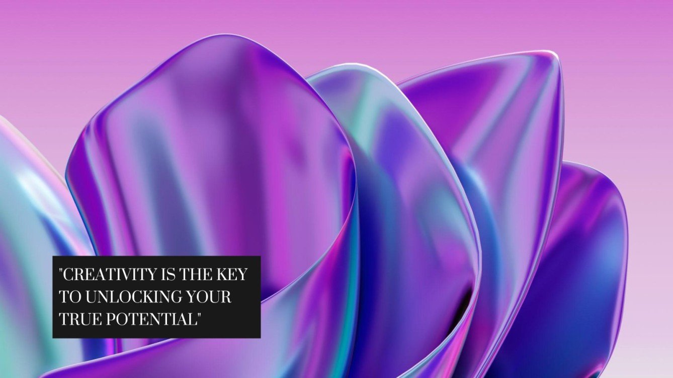 Glowy Glassmorphic Forms Background Portfolio Presentation