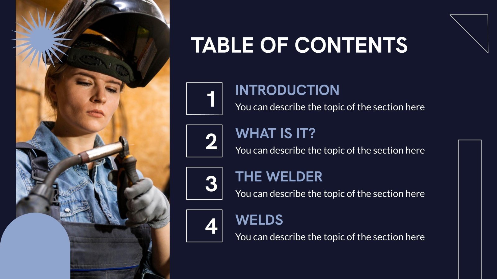 Welding Types Theme Presentation