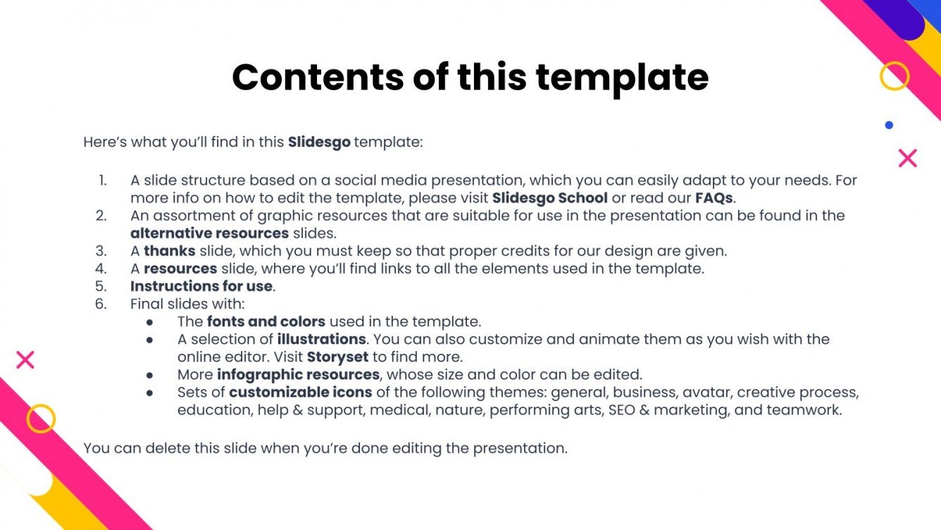 Social Media Report | Google Slides and PowerPoint template