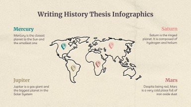 Writing History Thesis Infographics | Google Slides & PPT
