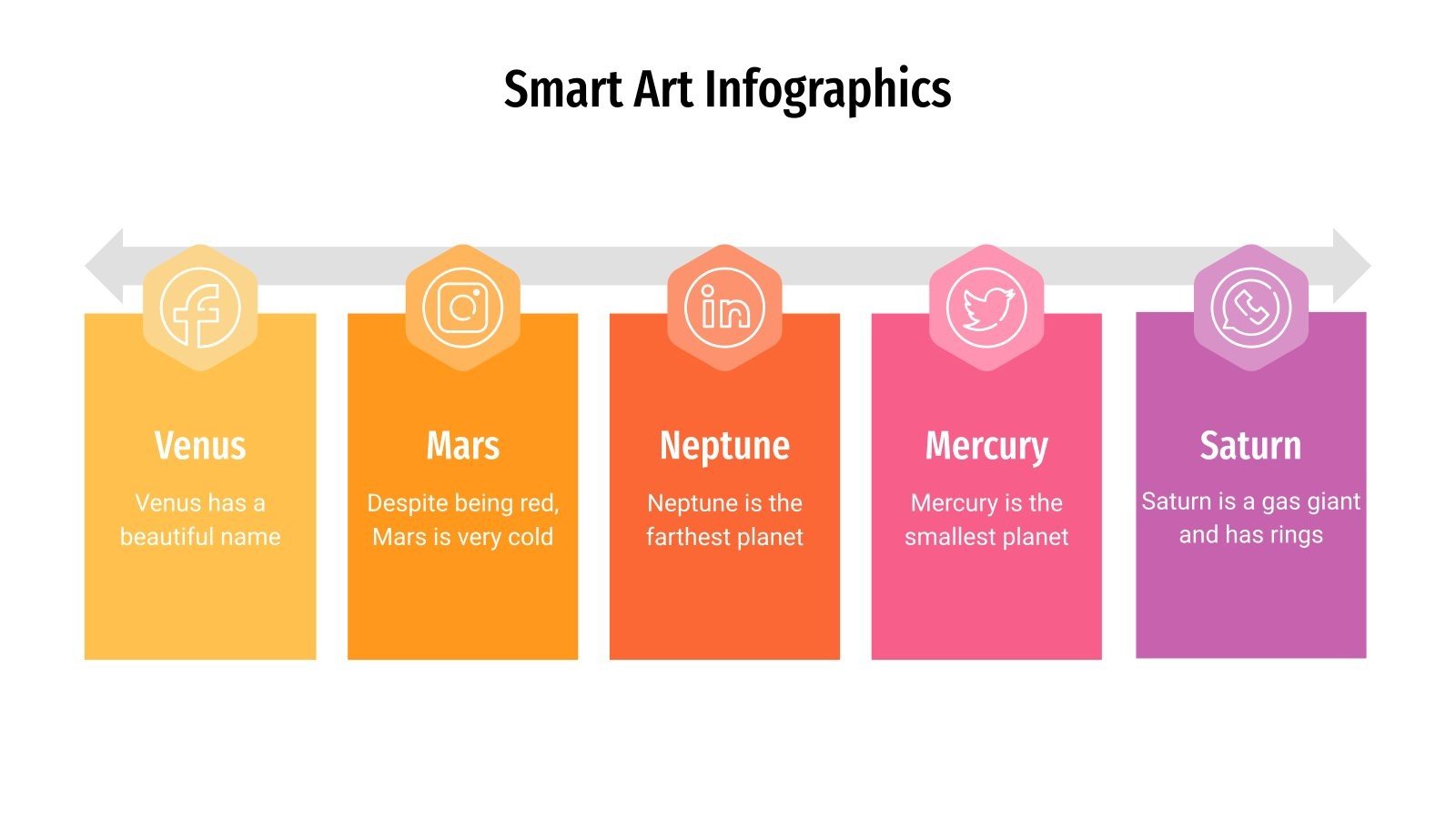 Smart Art Infographics Google Slides Theme PPT Template