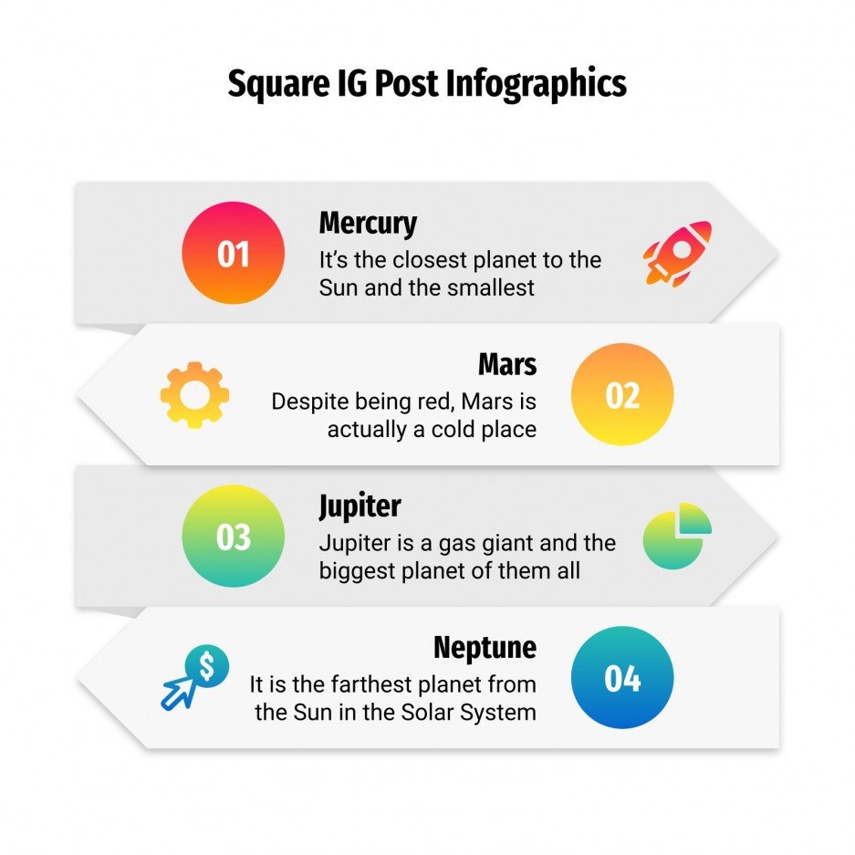 Square IG Post Infographics | Google Slides & PowerPoint