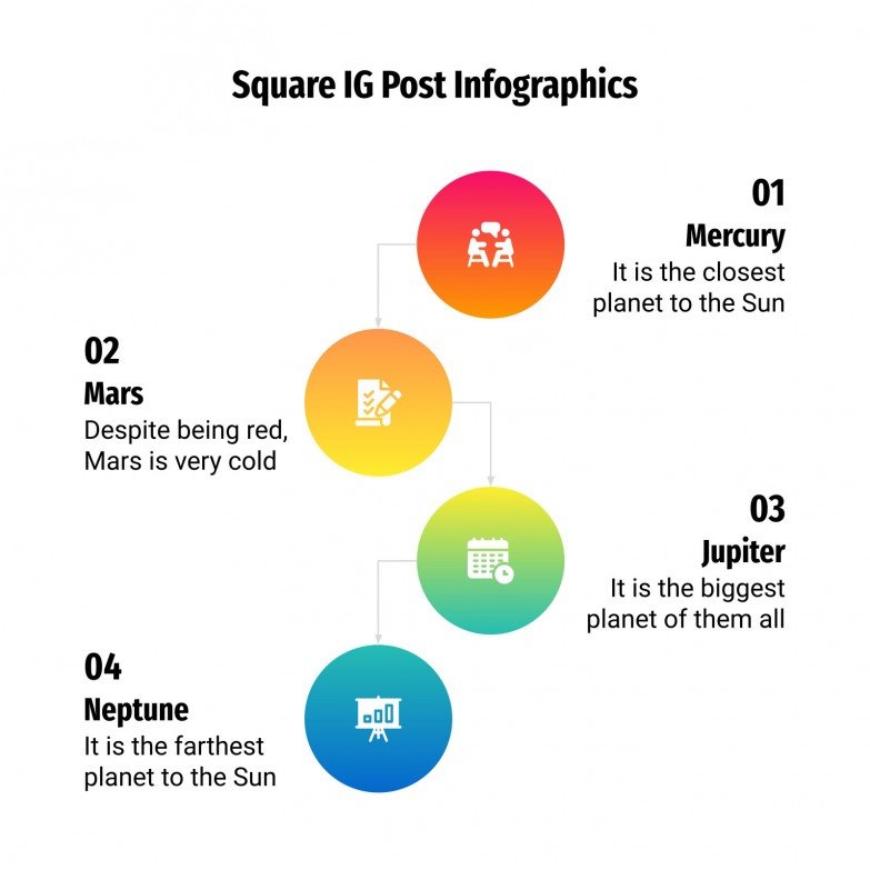 Square IG Post Infographics | Google Slides & PowerPoint