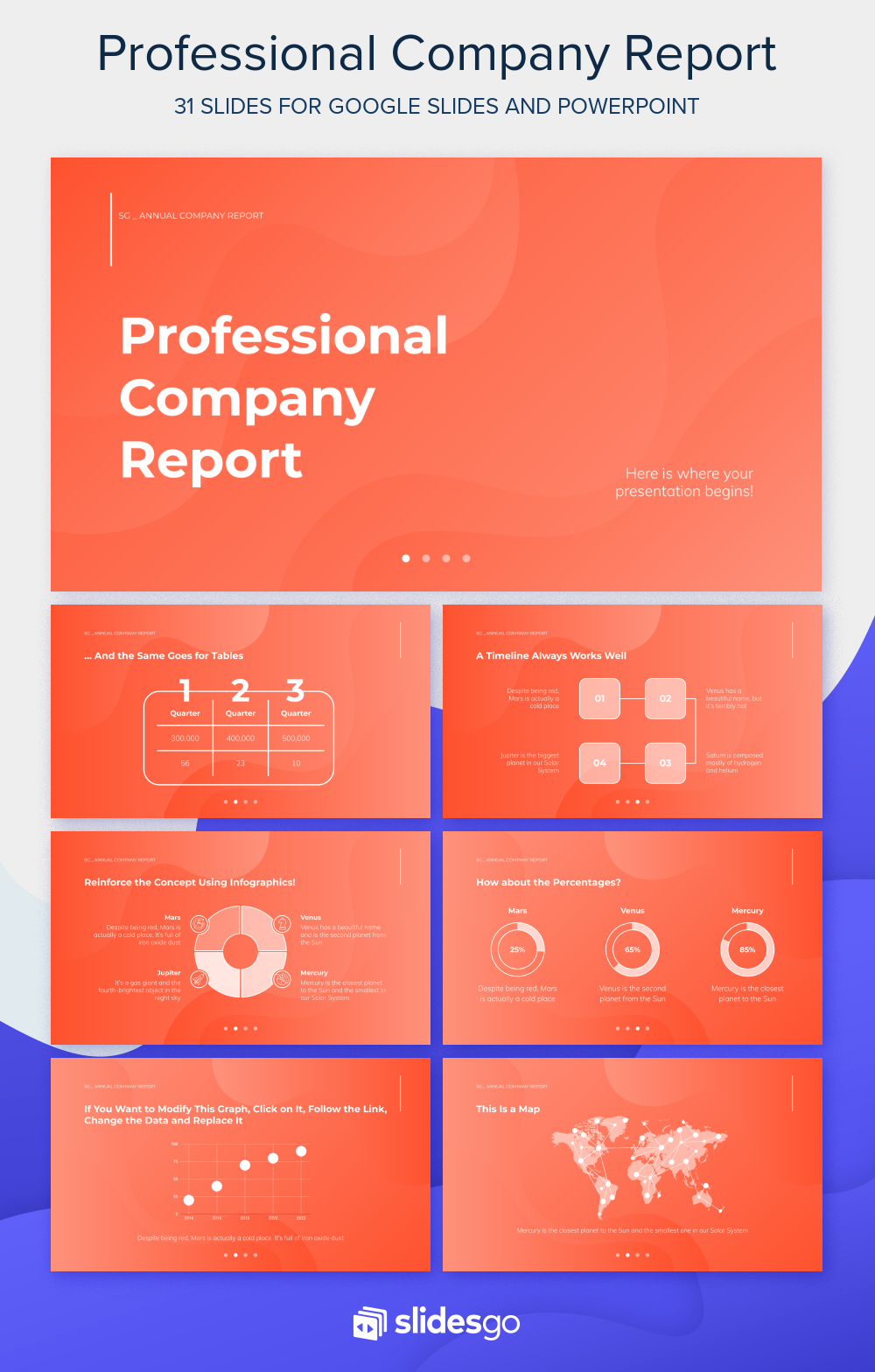 Professional Company Google Slides & PowerPoint Template