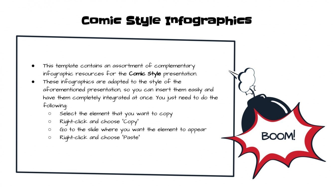Infografías estilo cómic | Plantilla de Google Slides & PPT