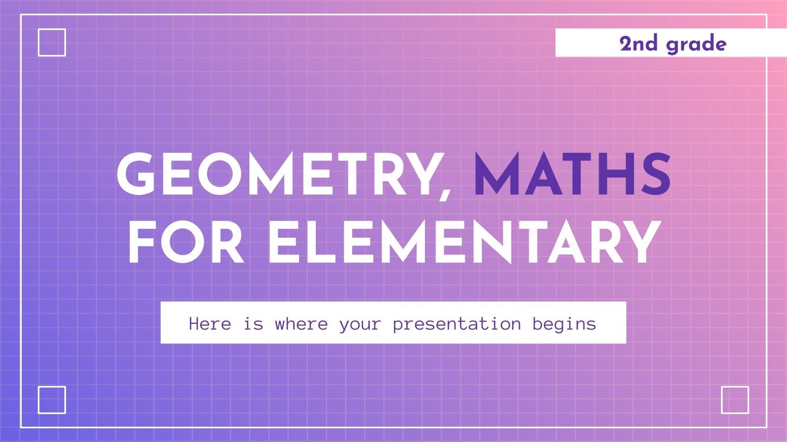 Geometry for Elementary 2nd Grade | Google Slides & PPT