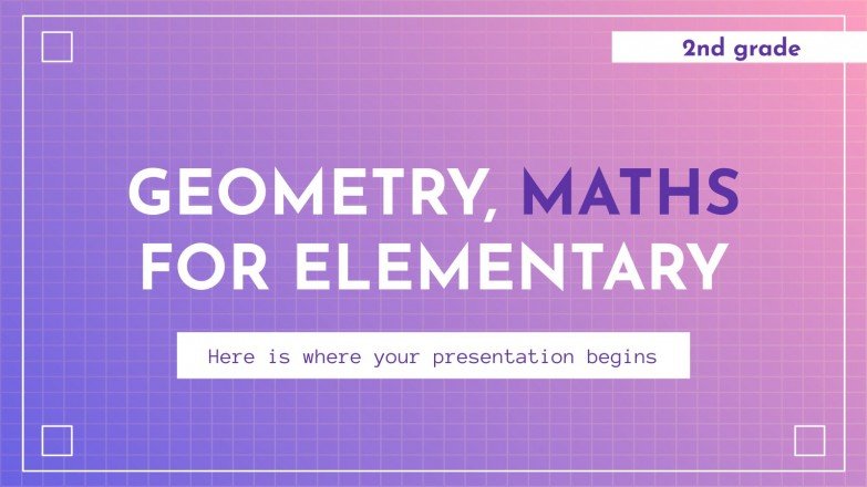 Geometry for Elementary 2nd Grade | Google Slides & PPT