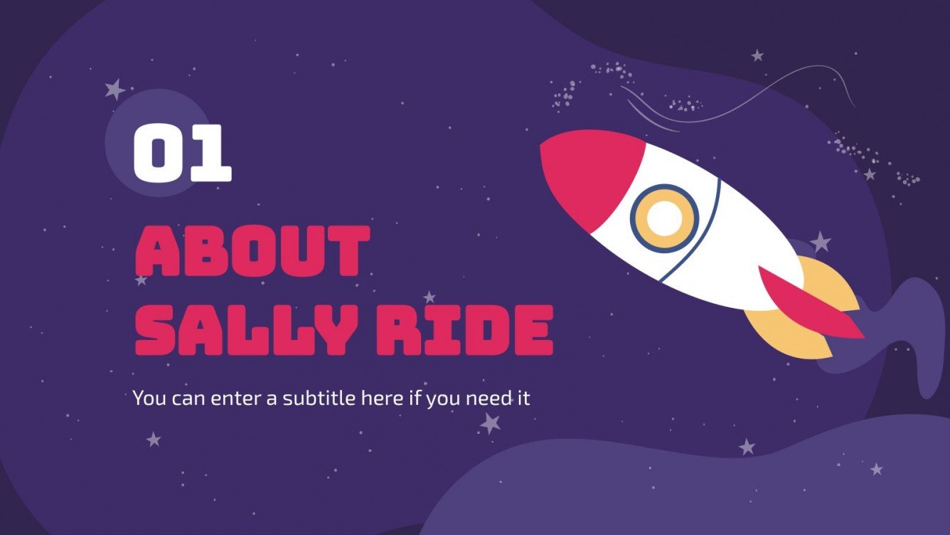 Día de Sally Ride| Plantilla para Google Slides y PowerPoint