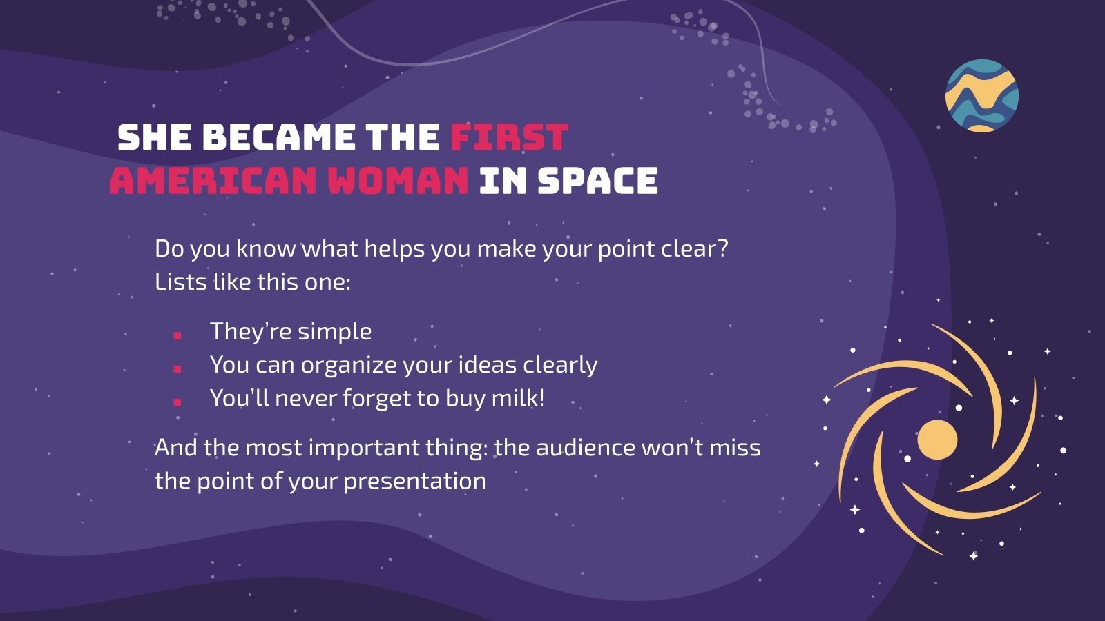 Día de Sally Ride| Plantilla para Google Slides y PowerPoint