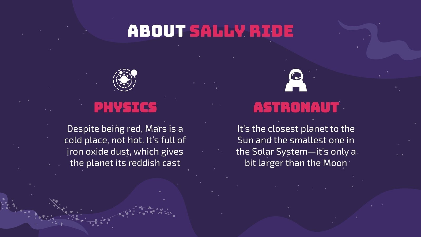 Día de Sally Ride| Plantilla para Google Slides y PowerPoint