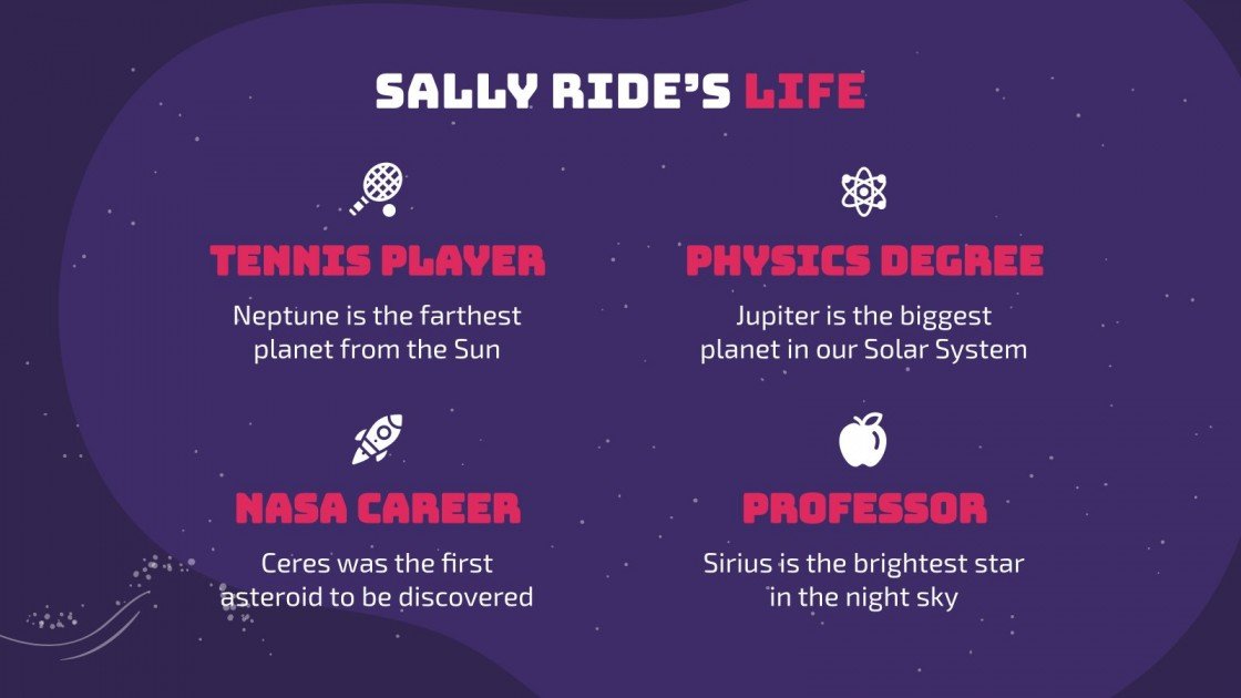Día de Sally Ride| Plantilla para Google Slides y PowerPoint