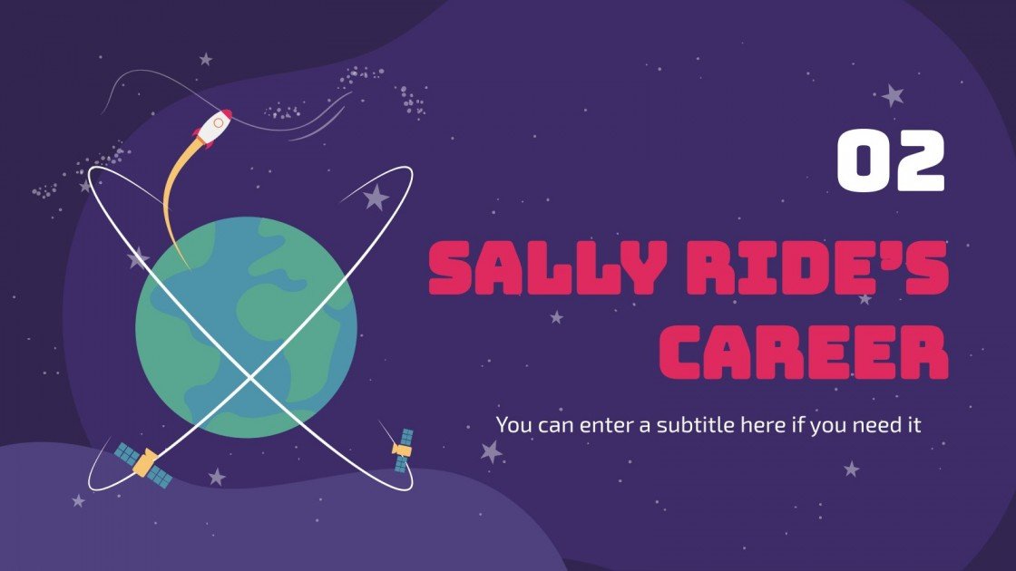 Día de Sally Ride| Plantilla para Google Slides y PowerPoint