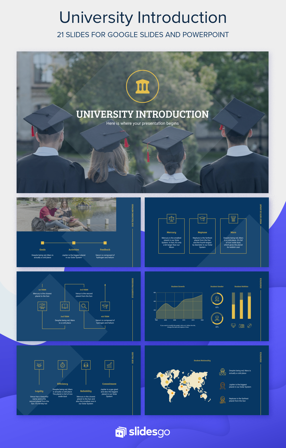 University Introduction Google Slides & PowerPoint Template