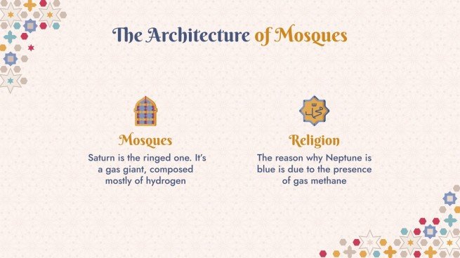 The Architecture of Mosques Presentation