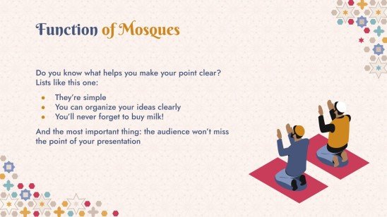 The Architecture of Mosques Presentation