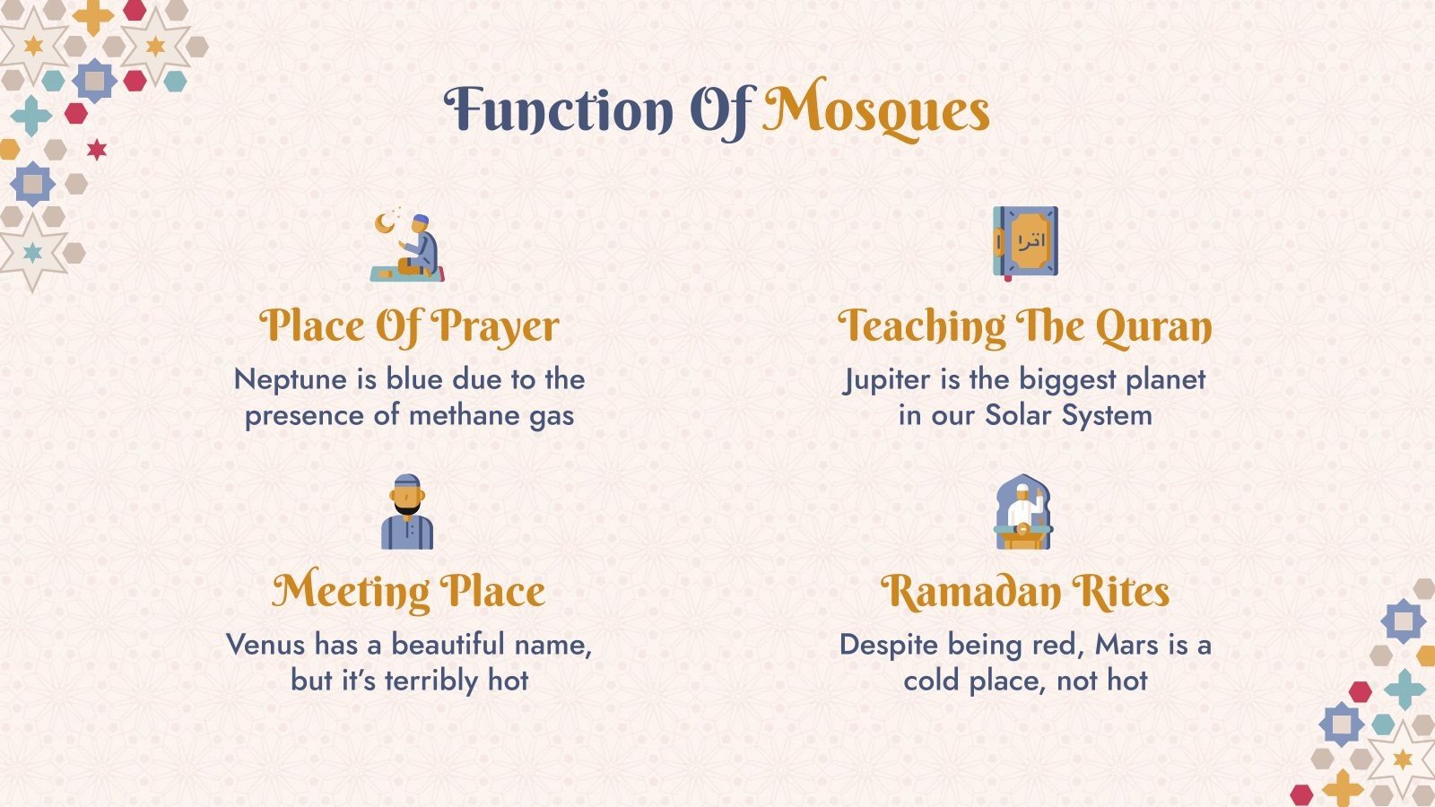 The Architecture of Mosques Presentation