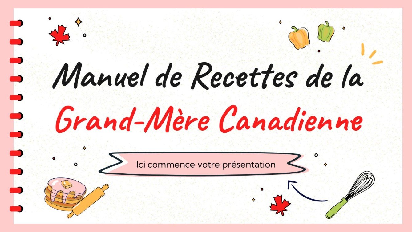Free templates about Recipes for Google Slides and PowerPoint