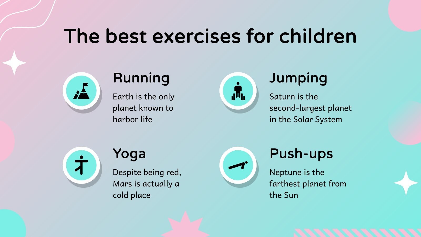 Improve your Physical Activity Presentation