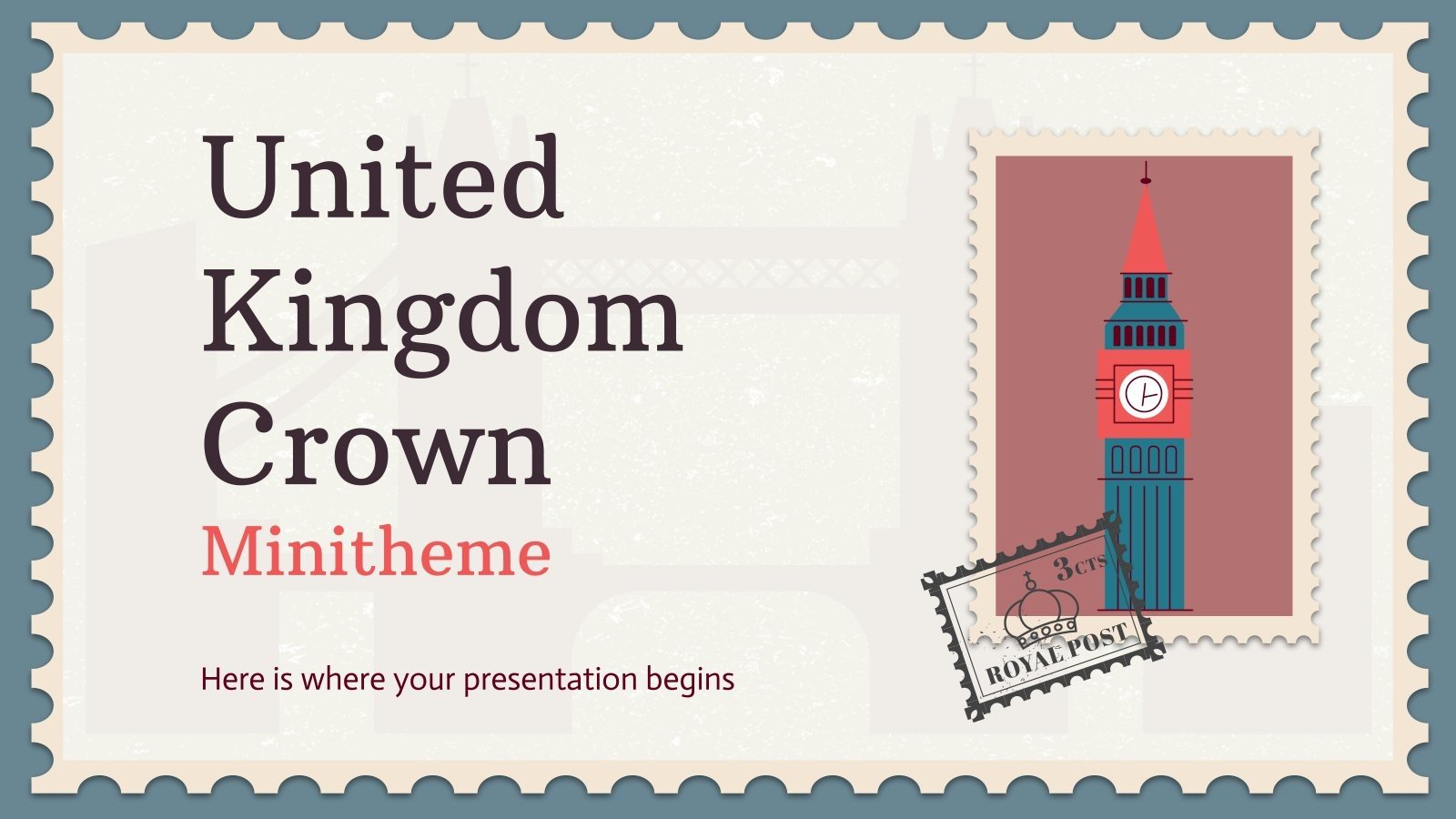Free Google Slides and PPT templates about the United Kingdom