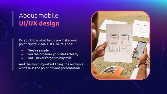 Mobile UI/UX Design Presentation