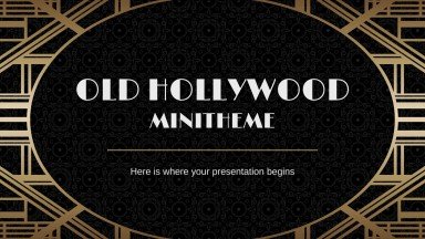 Free templates about Hollywood for Google Slides & PowerPoint