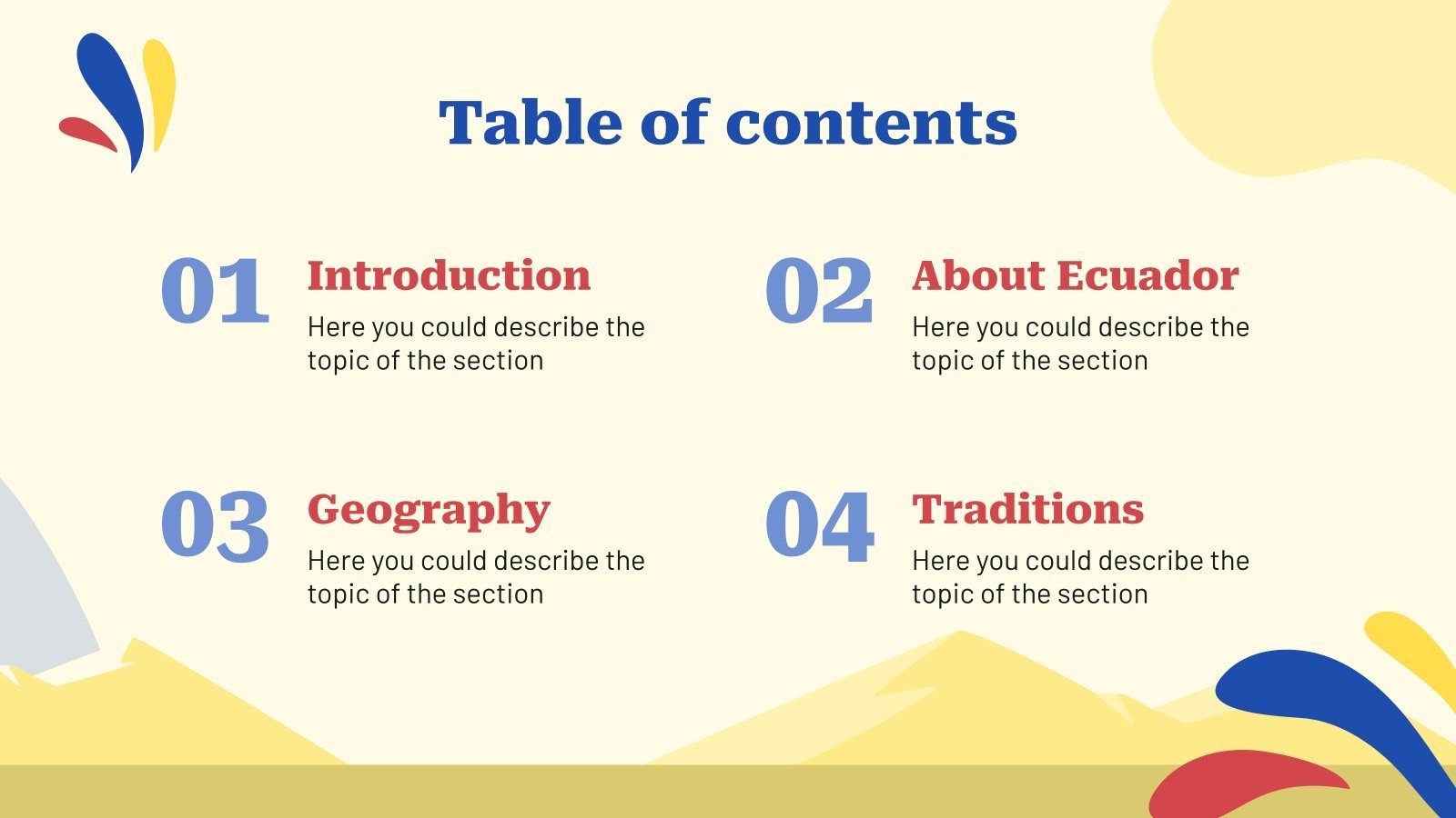 Ecuador Mintheme Presentation