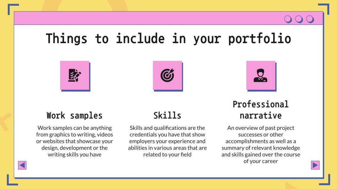 Retro Interface Style Portfolio Presentation