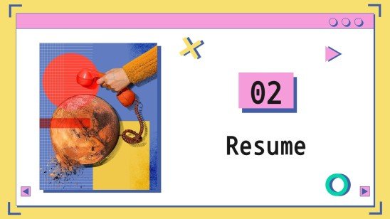Retro Interface Style Portfolio Presentation