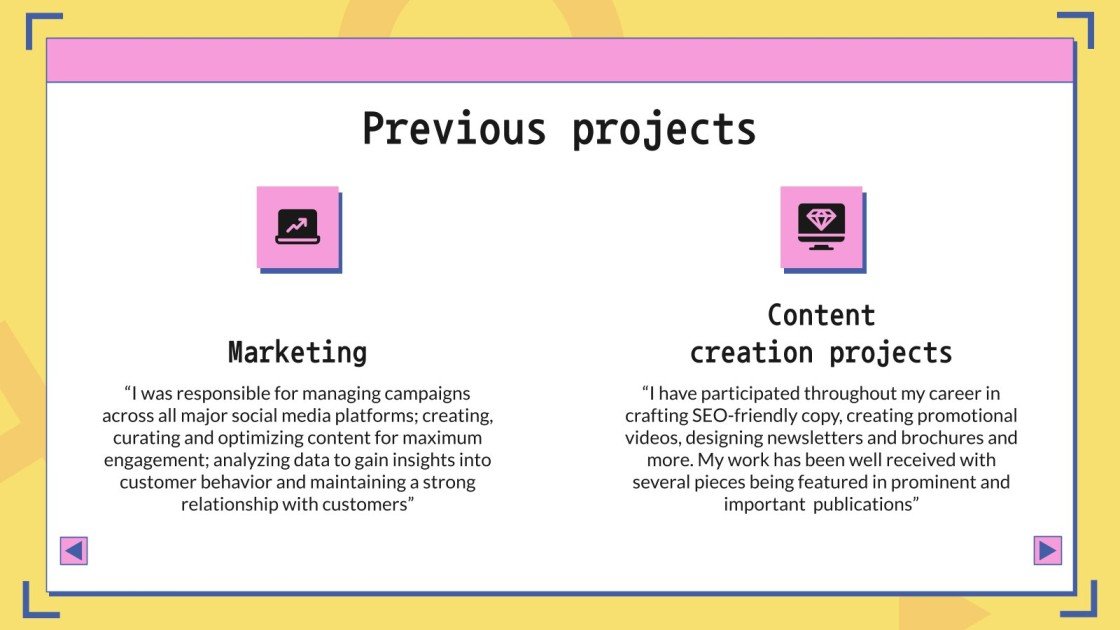 Retro Interface Style Portfolio Presentation