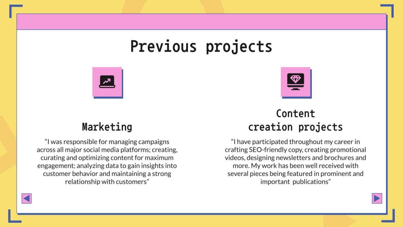 Retro Interface Style Portfolio Presentation