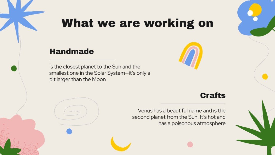 Handmade Crafts Business Project Proposal Presentation