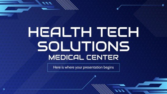 Health Tech Solutions Medical Center Presentation