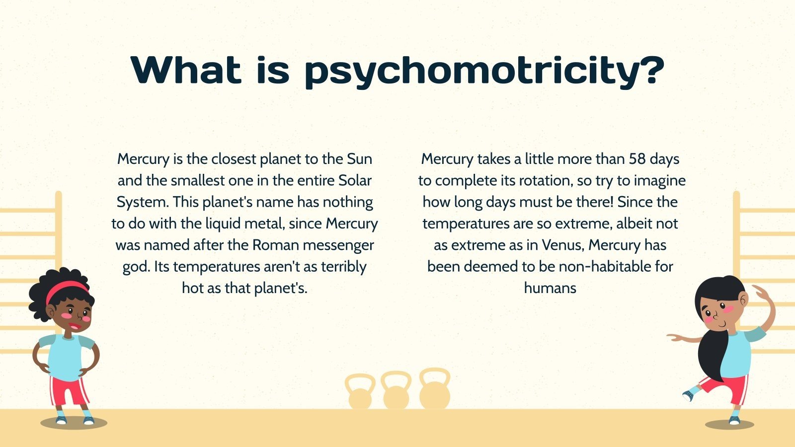 Psychomotor Skill Class for Pre-K Presentation
