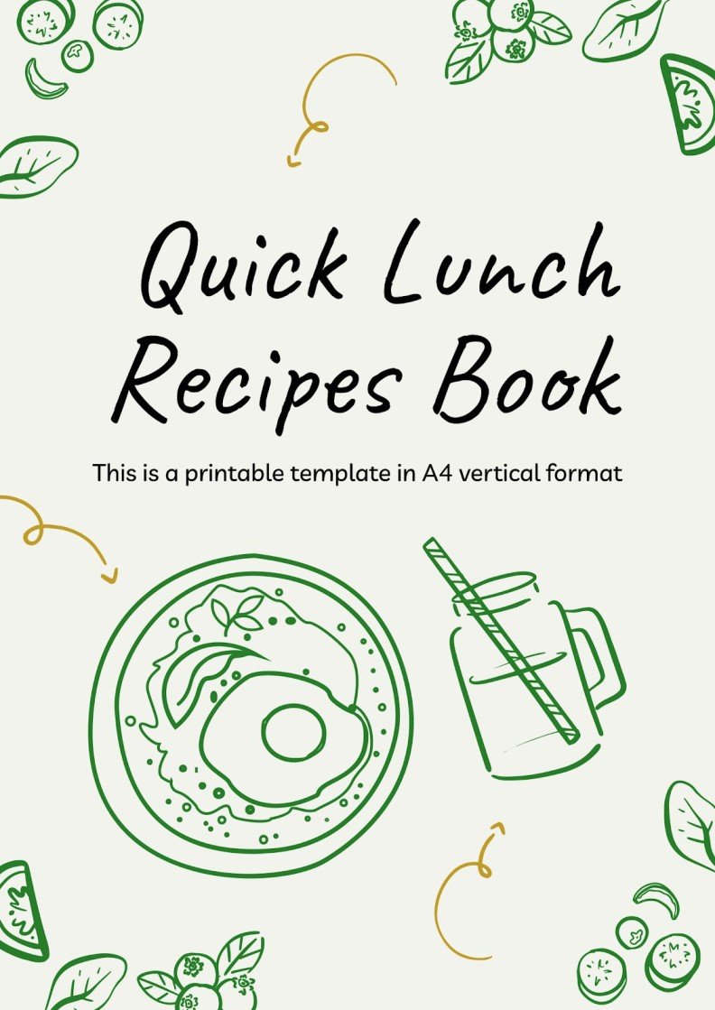 Free Cookbook templates for Google Slides and PowerPoint
