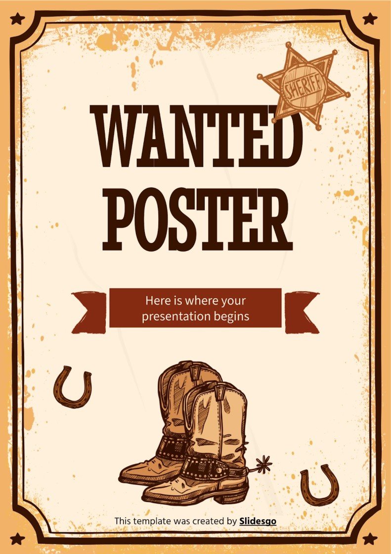Wanted Poster Presentation