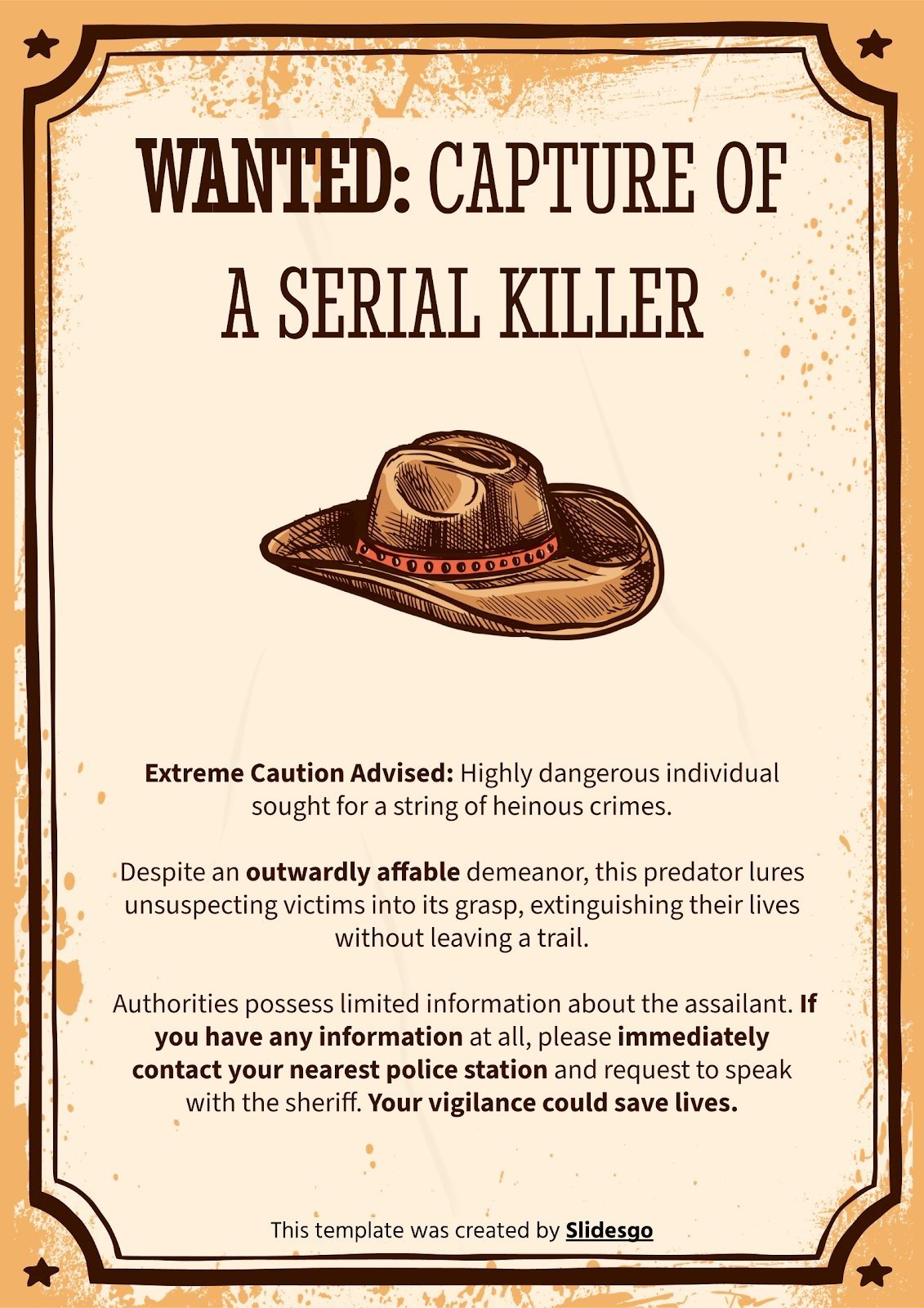 Wanted Poster Presentation