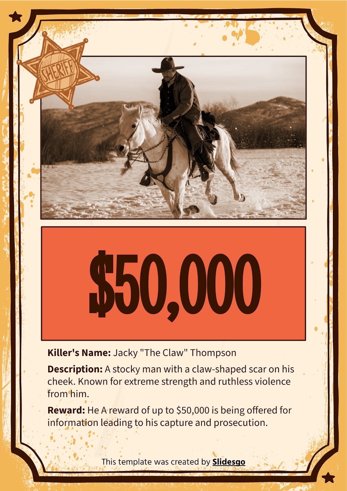 Wanted Poster Presentation